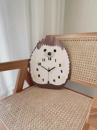 Cute Hedgehog Wall Clock – Kore Kawaii